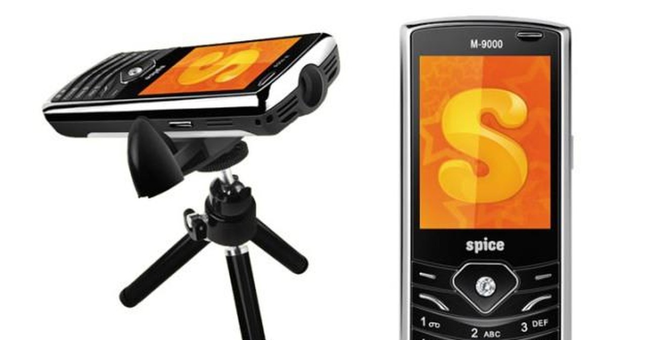 Spice Projector M9000 - komórka z projektorem