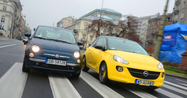 Porównanie: Fiat 500, Opel Adam - Motoryzacja w INTERIA.PL