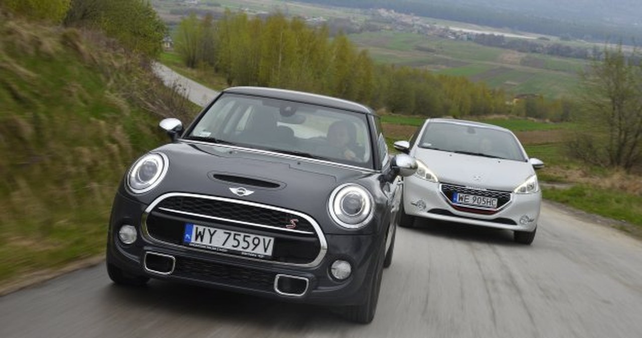 Porównanie: Mini Cooper S, Peugeot 208 GTi - Motoryzacja w INTERIA.PL