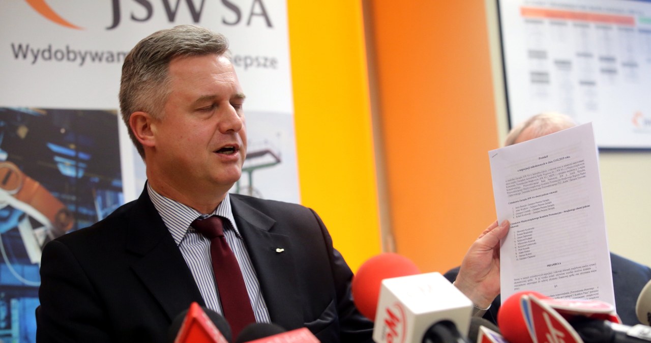 Zagórowski zrezygnował z funkcji prezesa JSW - Wydarzenia w INTERIA.PL