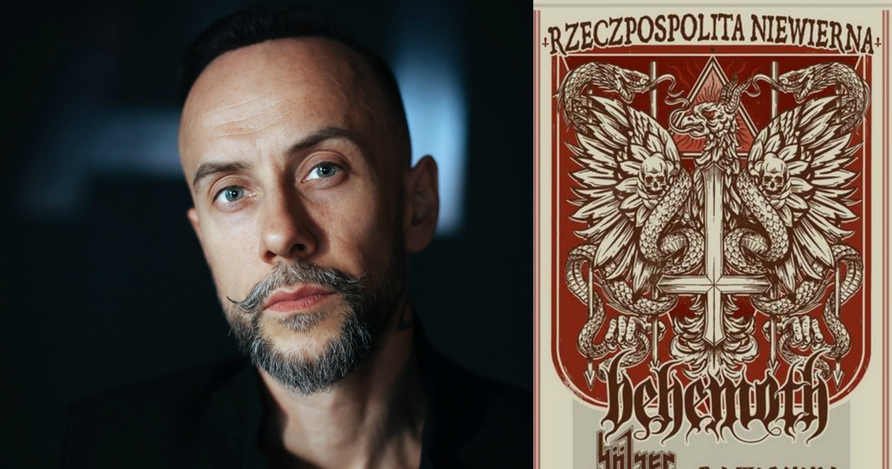 Kontrowersyjny plakat trasy koncertowej Nergala. Jest zawiadomienie do ...