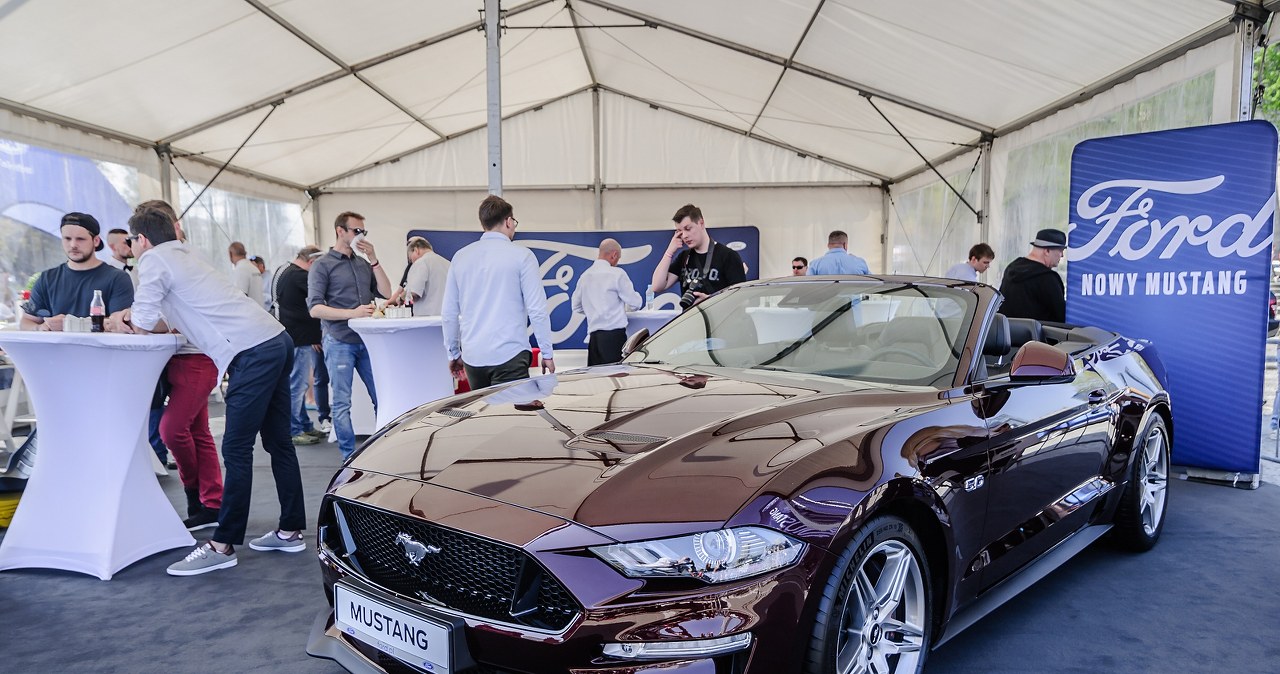 350 samochodów na X zlocie Forda Mustanga - Motoryzacja w INTERIA.PL