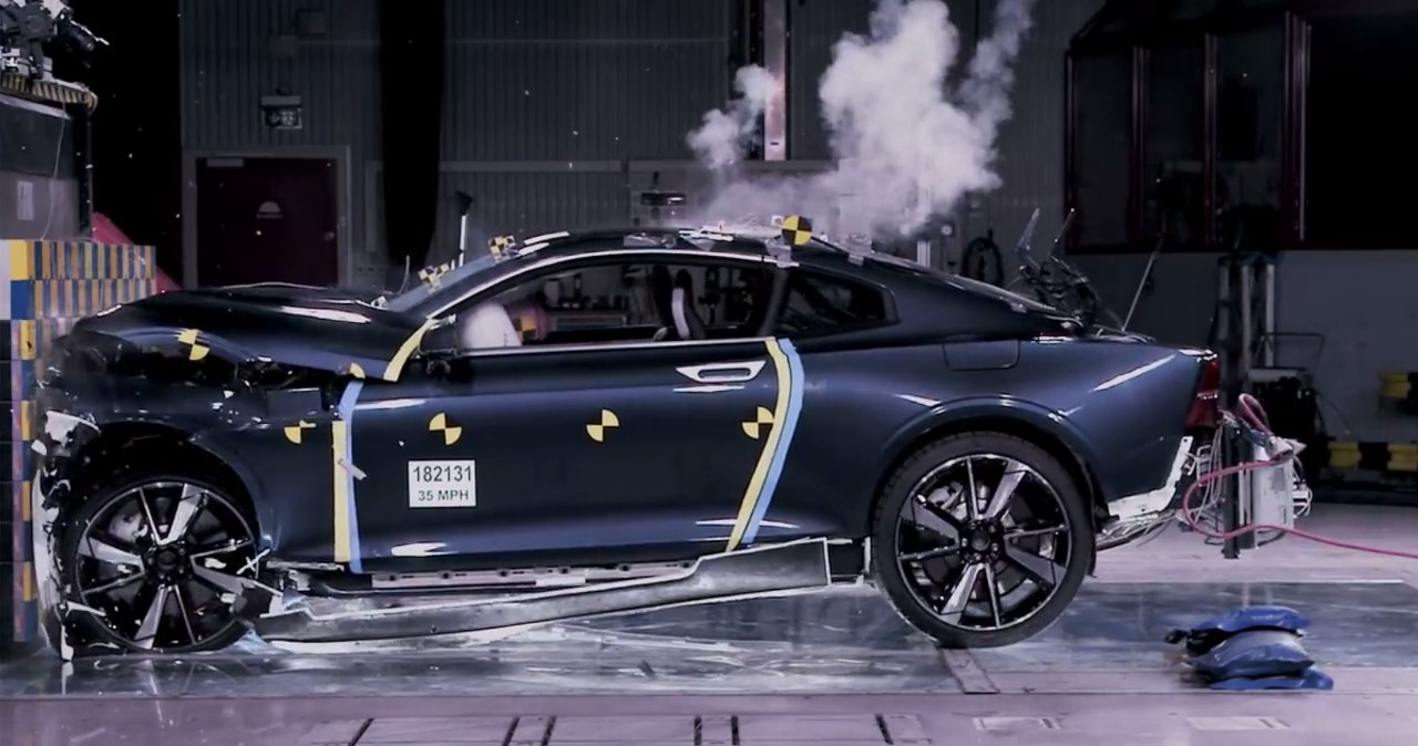 Polestar 1 w pierwszym crash teście - Motoryzacja w INTERIA.PL