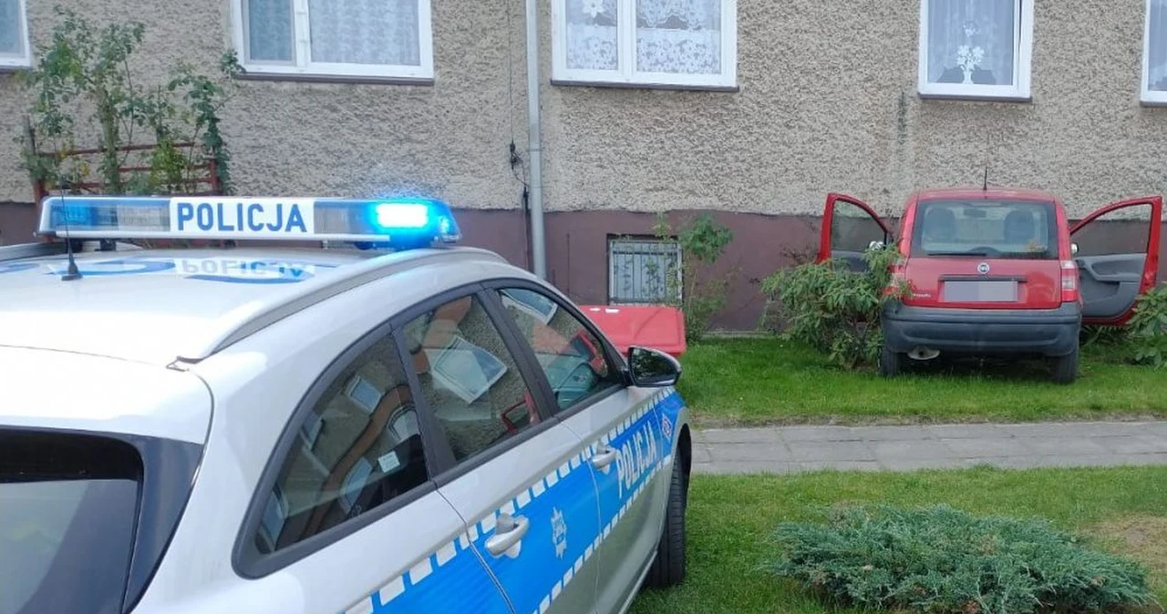 Kompletnie pijana wjechała w blok