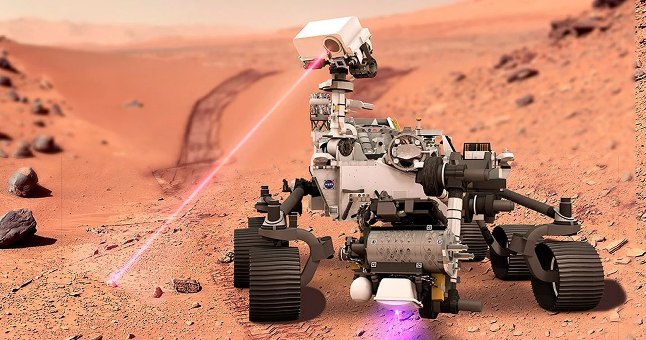 Posłuchaj, jak łazik Perseverance strzela laserami na Marsie. NASA ...