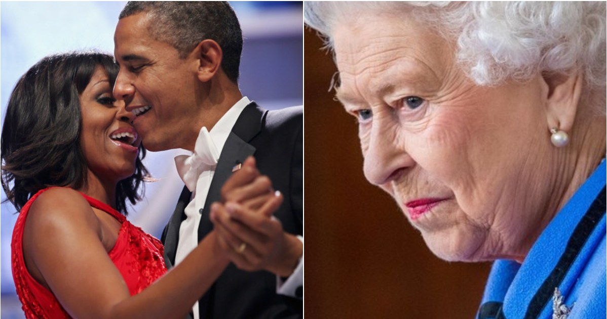 Królowa Elżbieta II wyprosiła Baracka Obamę z przyjęcia - pomponik.pl