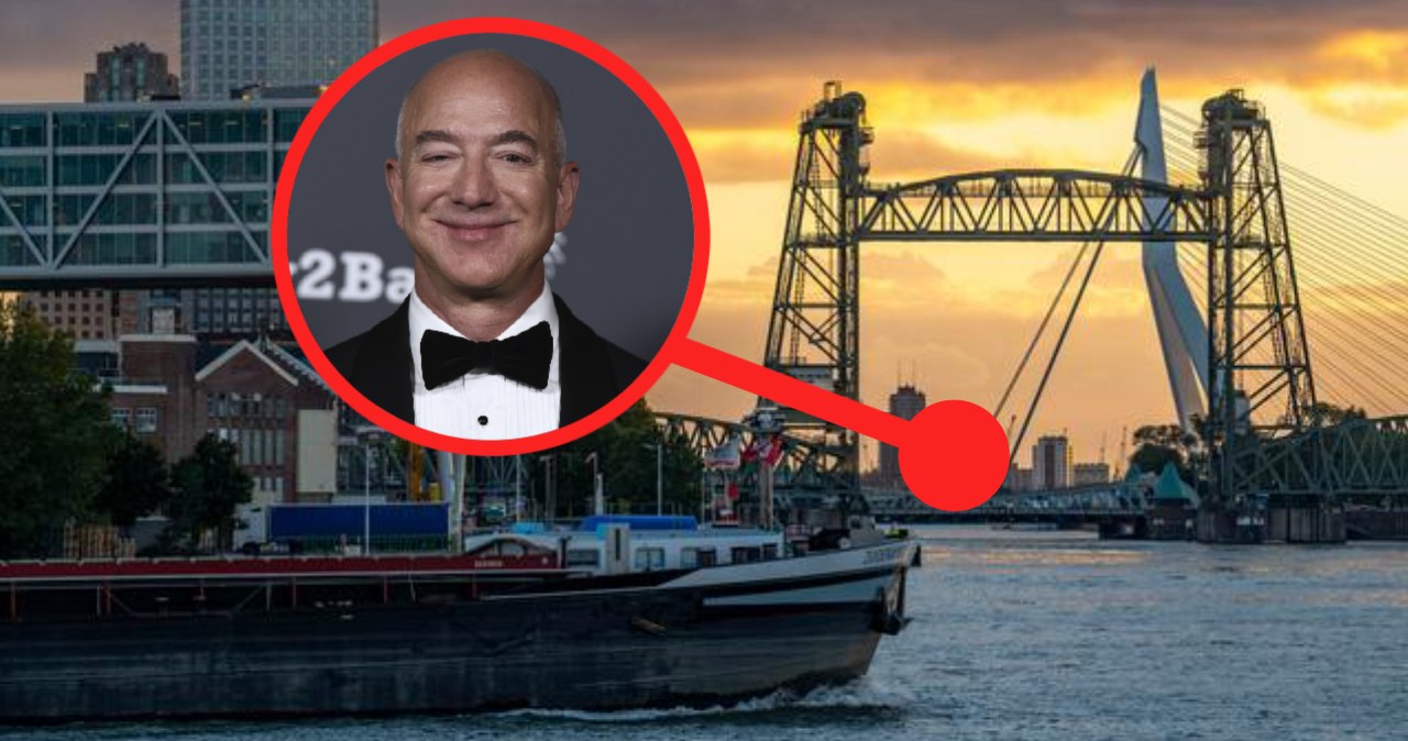 Jeff Bezos. Rozbiorą zabytkowy most, żeby przepłynął tam jacht ...