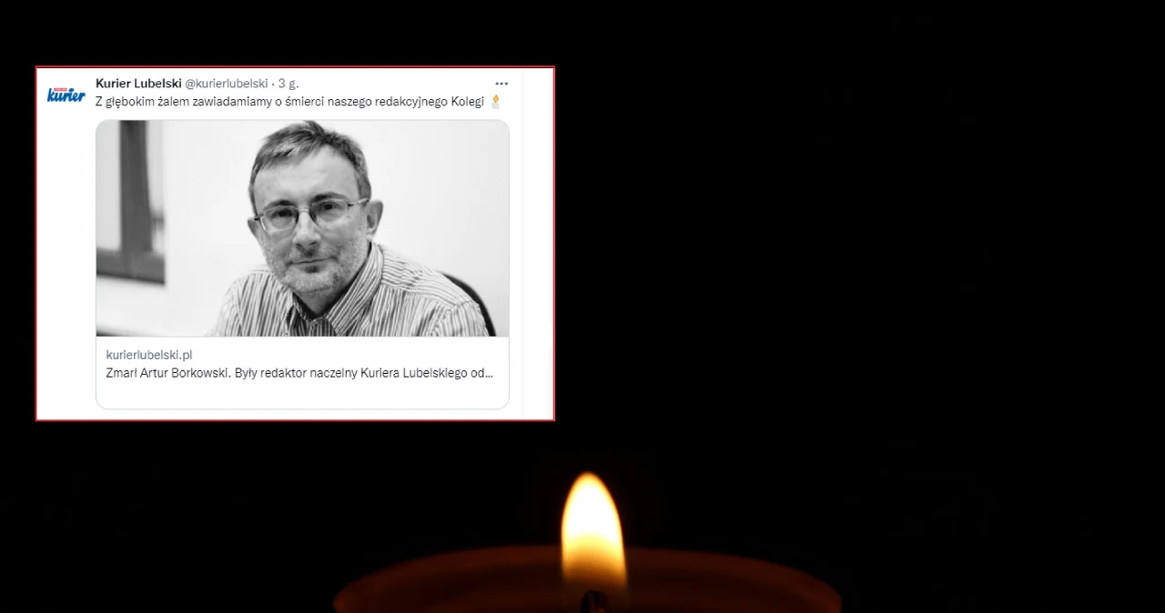 Artur Borkowski nie żyje. Były redaktor naczelny Kuriera Lubelskiego zmarł na COVID-19 ...