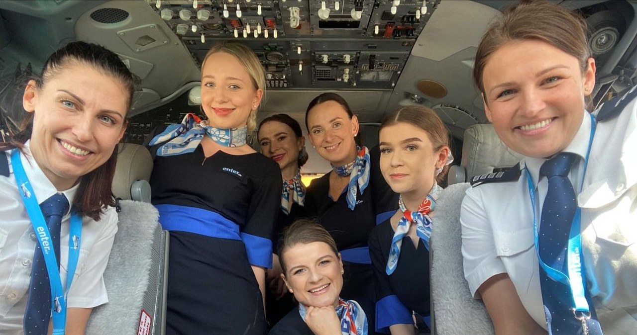 Linie lotnicze Enter Air i pierwsza załoga złożona z samych kobiet ...