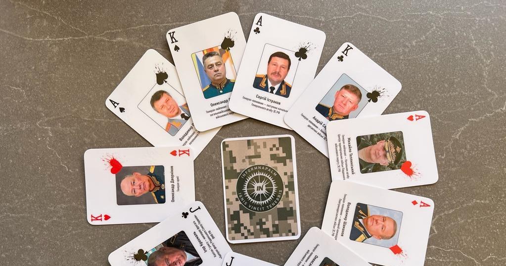 Wojna w Ukrainie. Powstały karty do gry z rosyjskimi zbrodniarzami ...