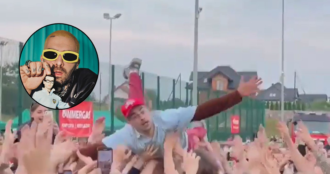 Jakub Grabowski znany jako Quebonafide zagrał na Festiwalu Masła ...
