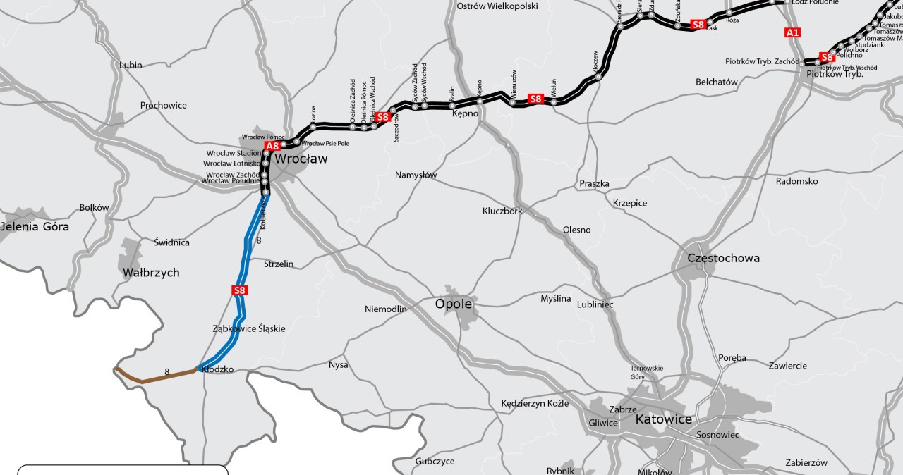 Droga S8 ma już 565 km z Wrocławia do Białegostoku. Brakuje jednego ...