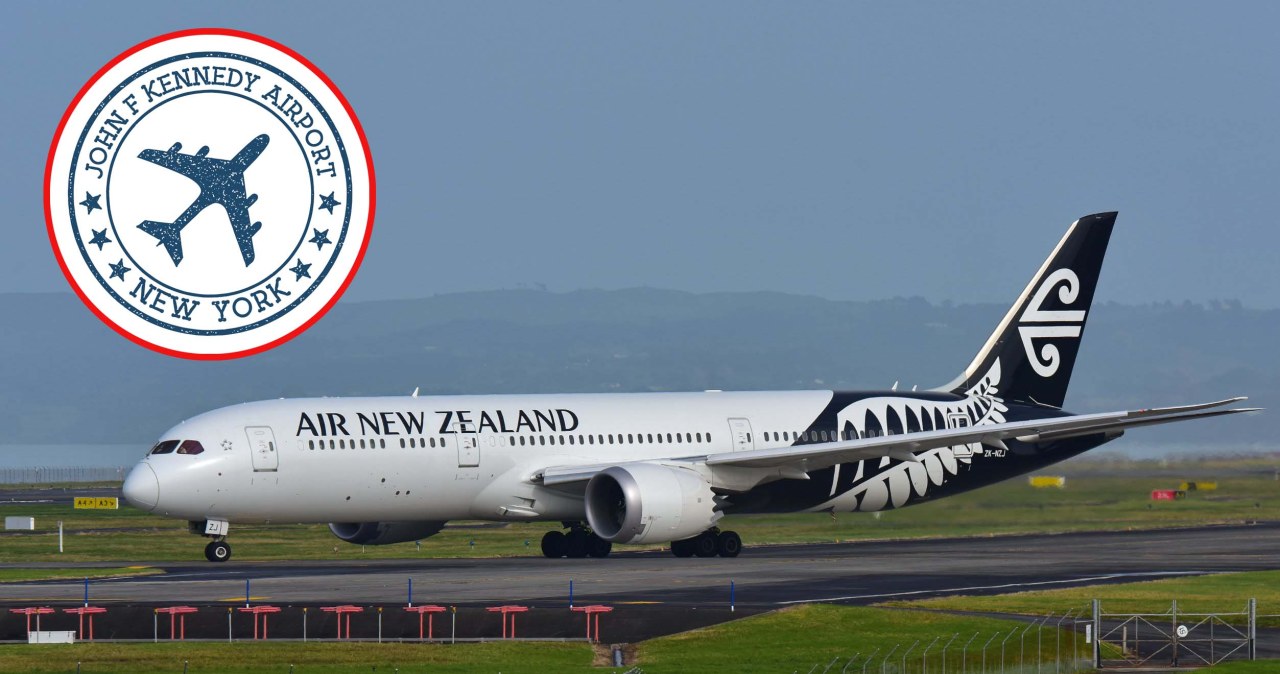 Air New Zealand połączył Auckland z Nowym Jorkiem lotami NZ1 i NZ2 ...
