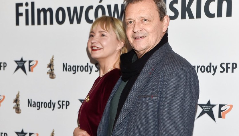 Jan Frycz pokazał swoją trzecią żonę, Małgorzatę Frycz. Z poprzednimi ...