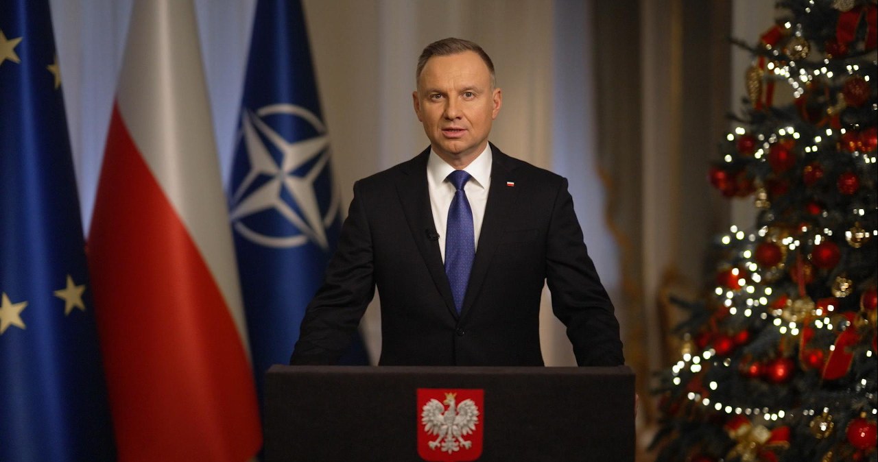 Nowy rok. Orędzie prezydenta Andrzeja Dudy - Wydarzenia w INTERIA.PL