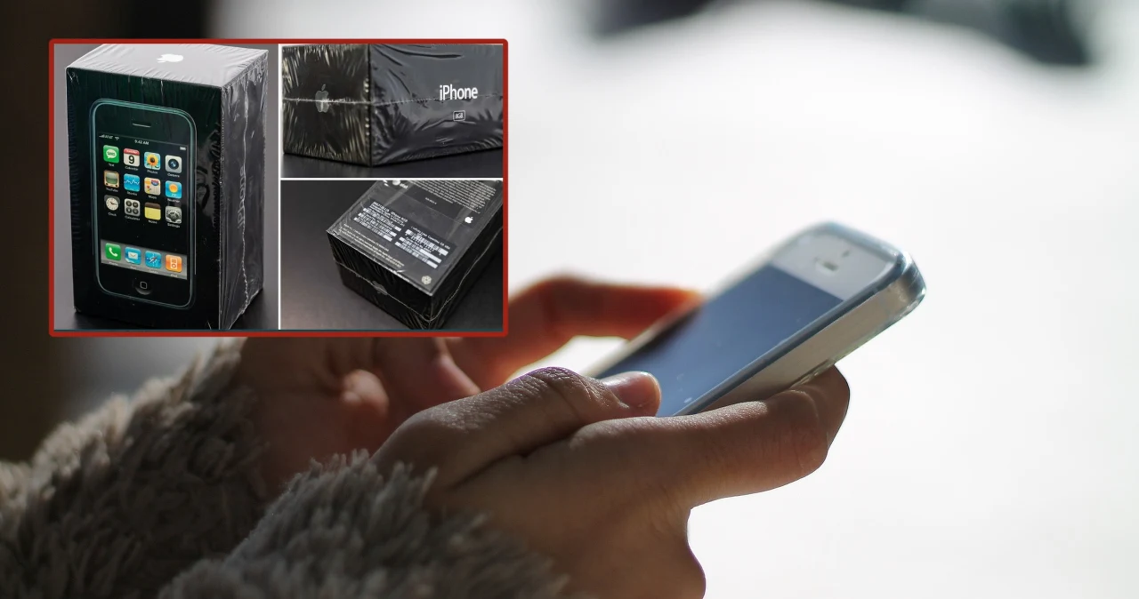 iPhone sprzedany za ponad 63 tys. dolarów. Przez lata leżał na półce ...