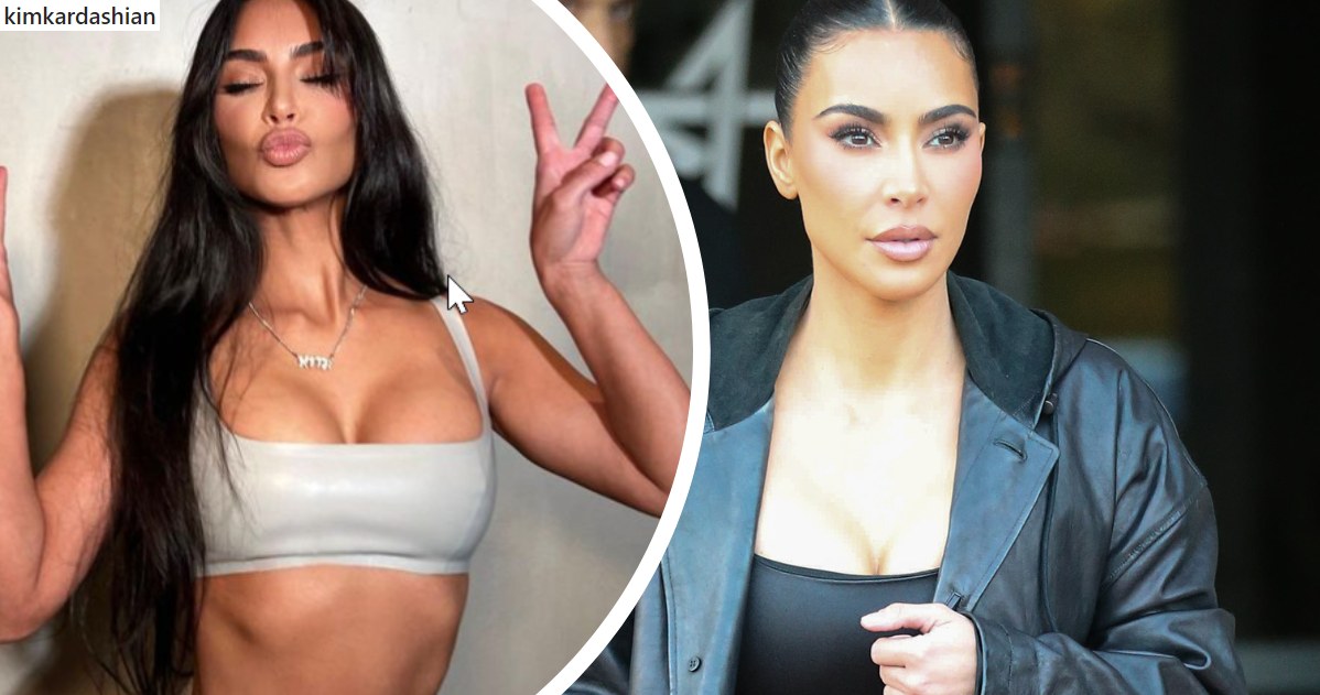 Kim Kardashian znów kusi. Beżowa stylizacja podkreśliła jej figurę - Kobieta w INTERIA.PL