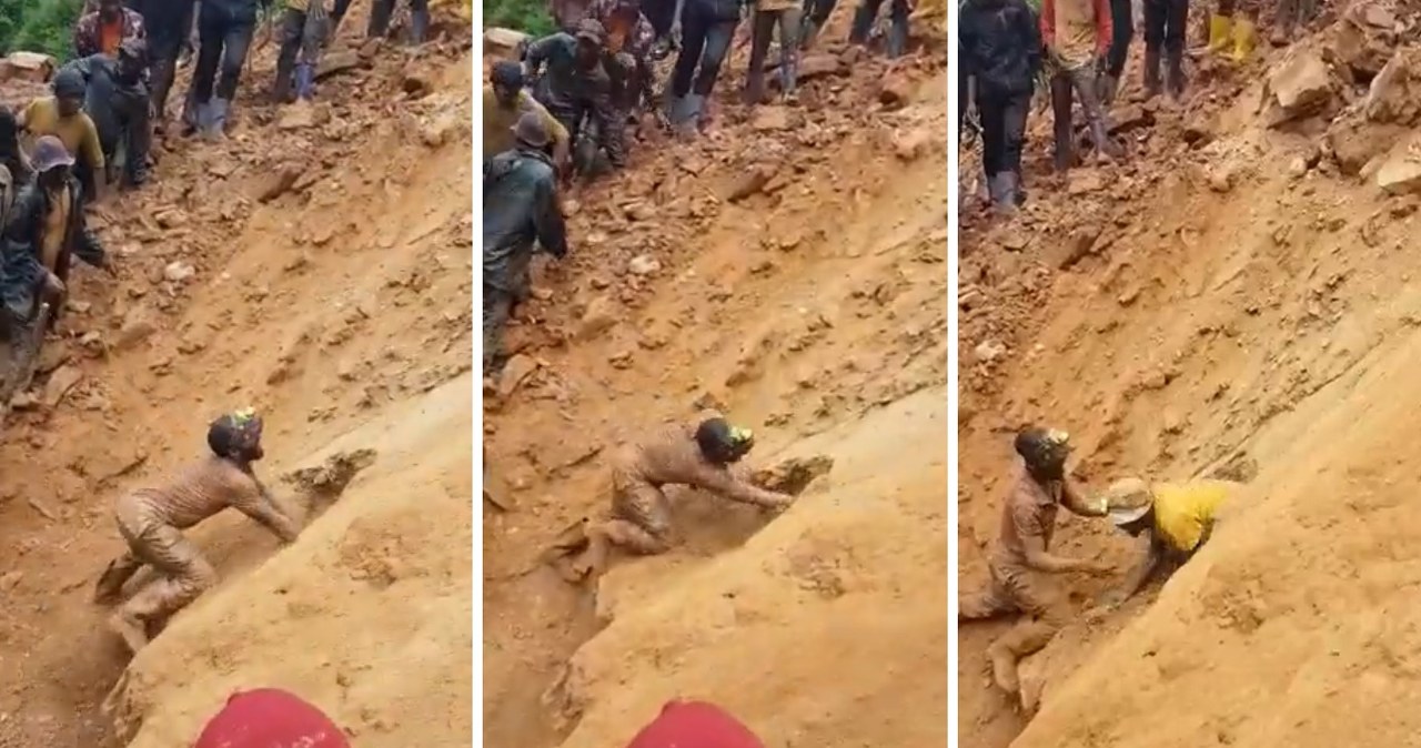 DRK: Wypadek w kopalni złota. Ratowali górników gołymi rękami ...