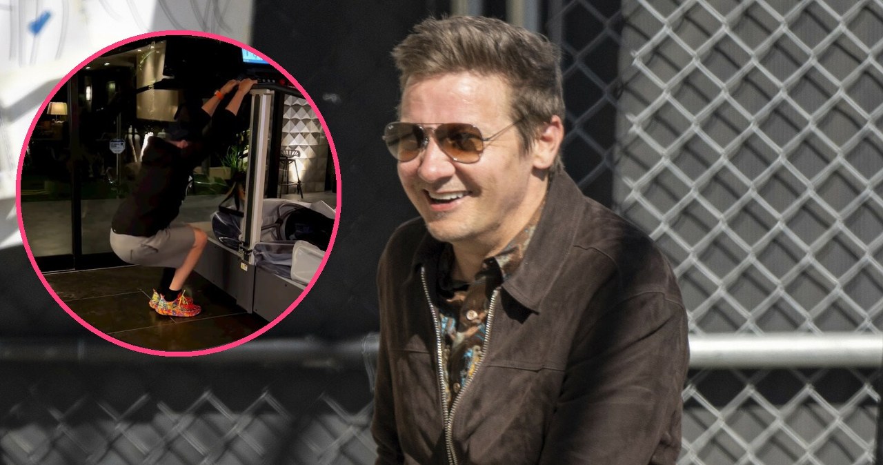 Jeremy Renner wrócił do formy! Na nowym wideo szokuje sylwetką ...