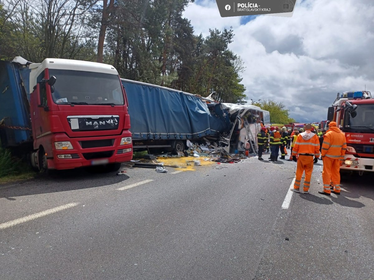 Wypadek autobusu na Słowacji. Są ofiary - RMF 24
