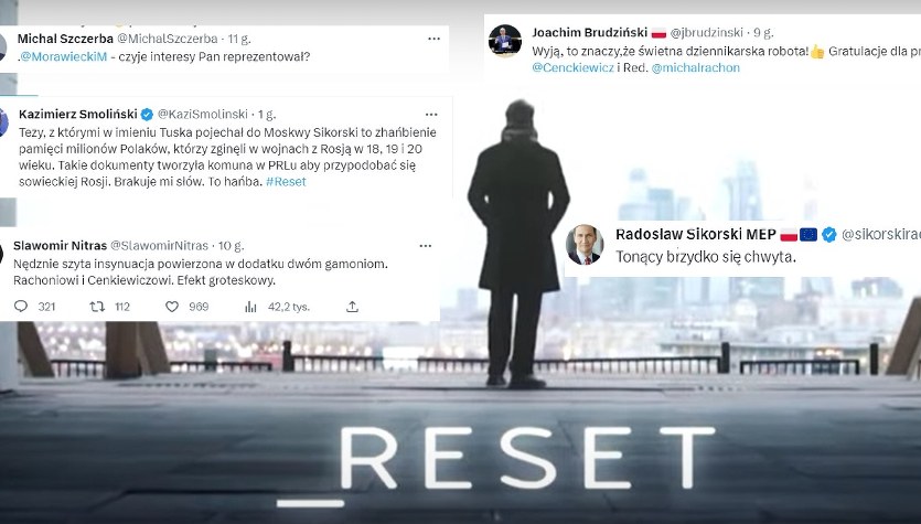 Serial dokumentalny "Reset". Politycy oceniają produkcję Rachonia i Cenckiewicza - Wydarzenia w ...