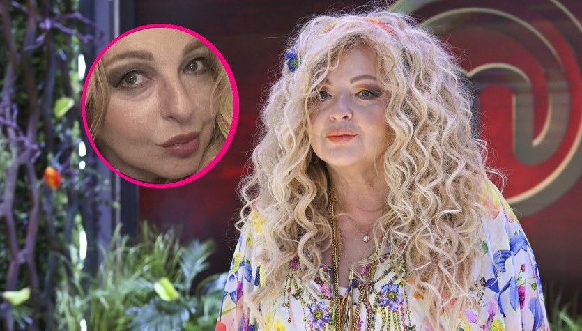 Magda Gessler rozprostowała loki. W delikatnych falach aż trudno ją ...