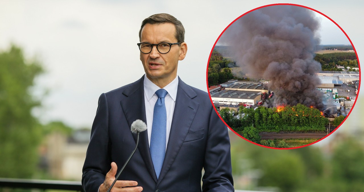 Pożar hali w Zielonej Górze. Pilna narada rządu. Na miejsce jedzie Anna Moskwa - Wydarzenia w ...