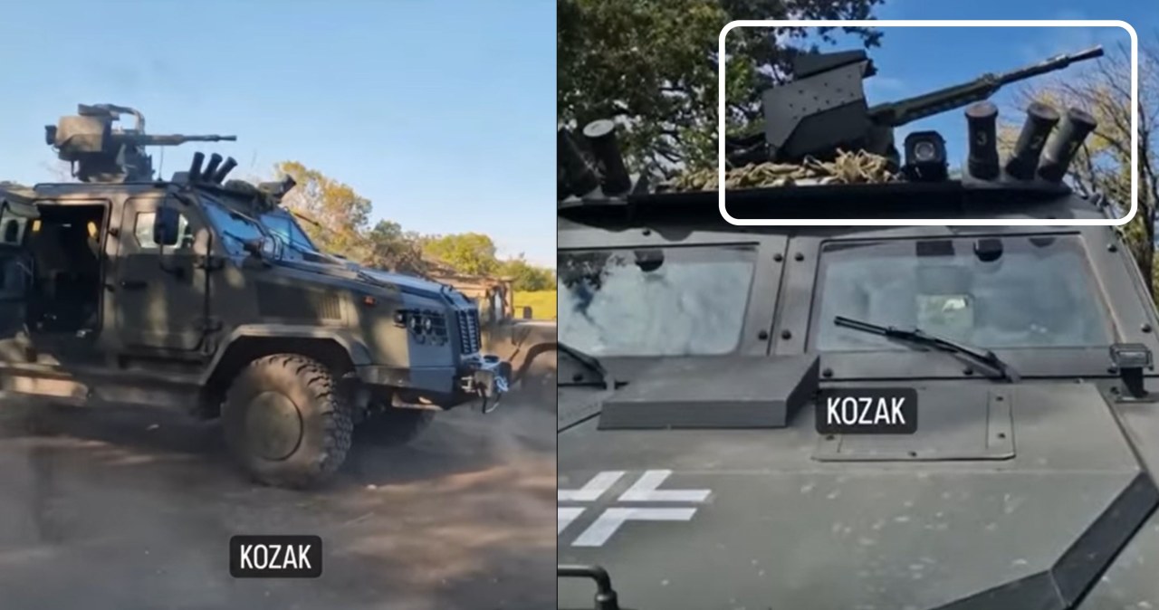 Prawdziwy kozak! Kozak-2M1 ze zdalnie sterowanym karabinem maszynowym ...