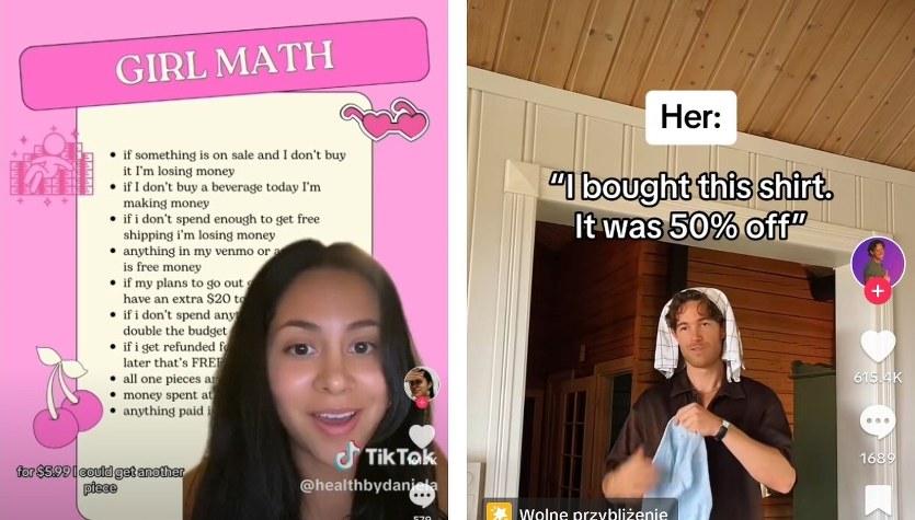 Girl math. Trend bije rekordy popularności. "Gotówka to darmowe ...