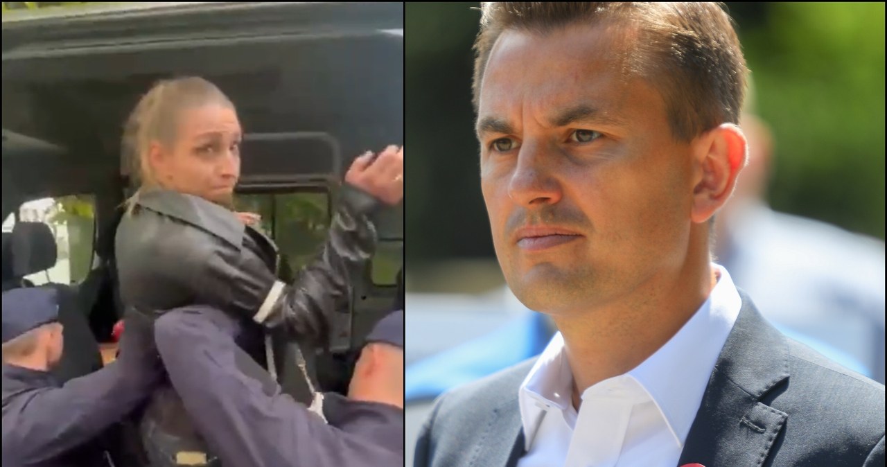 Kinga Gajewska zatrzymana przez policję. Arkadiusz Myrcha: Kompromitacja - Wydarzenia w INTERIA.PL