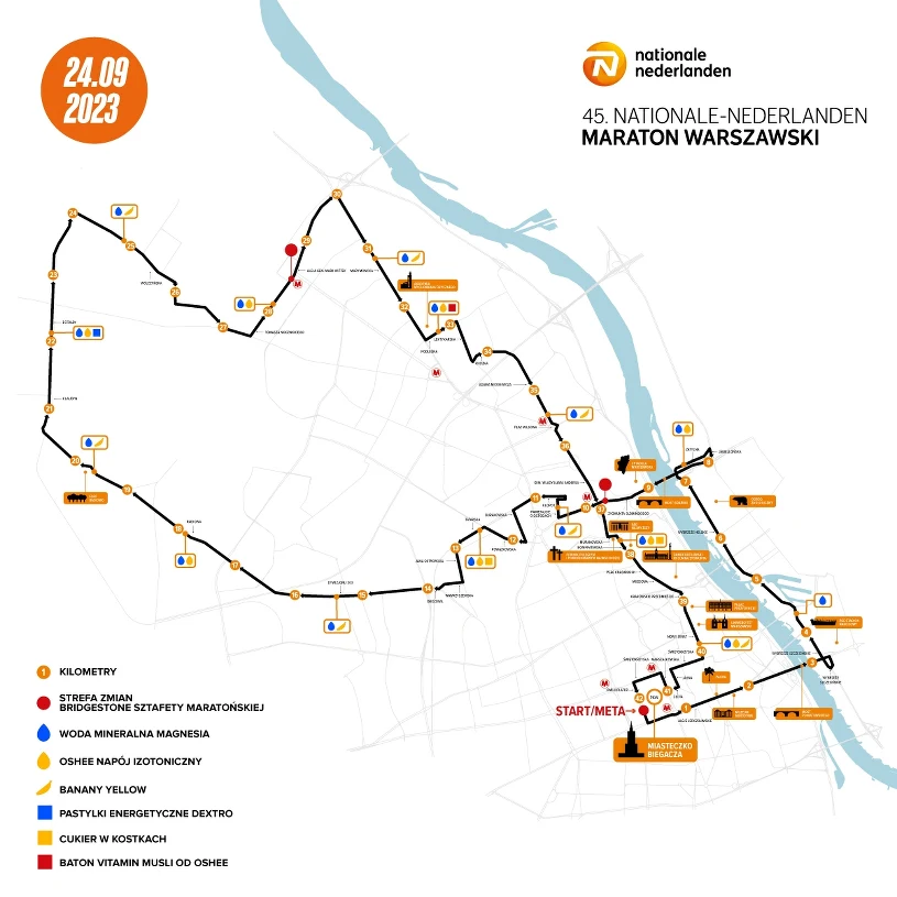 45. Maraton Warszawski. Lista utrudnień - Wydarzenia w INTERIA.PL
