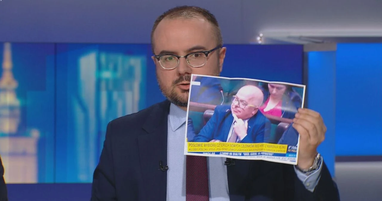 Tomasz Zimoch oburzony na Pawła Jabłońskiego. Minister pokazał zdjęcie ...