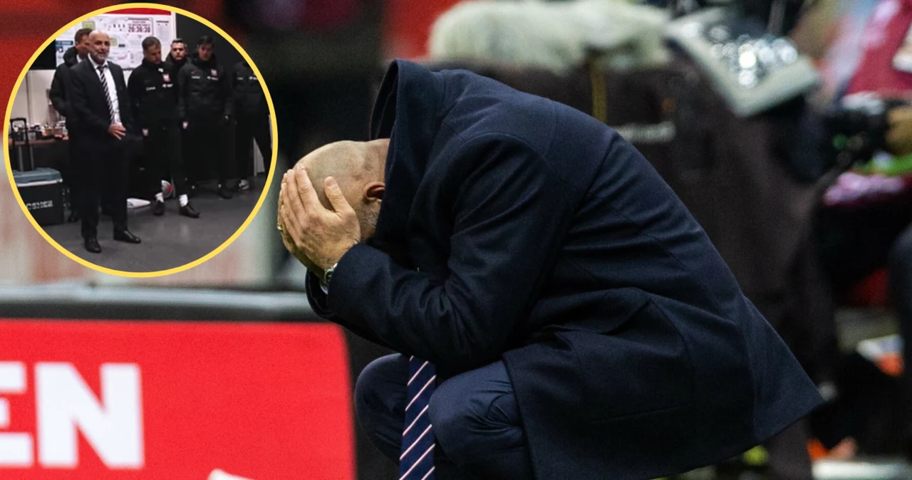 Jest nagranie z szatni Polaków. Tak zachowywał się Michał Probierz po ... Jest nagranie z szatni Polaków. Tak zachowywał się Michał Probierz po ...