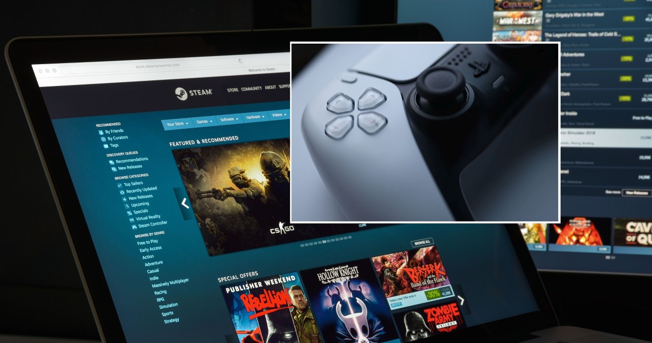 Steam z nową aktualizacją. Ucieszy wszystkich posiadaczy kontrolerów od ...