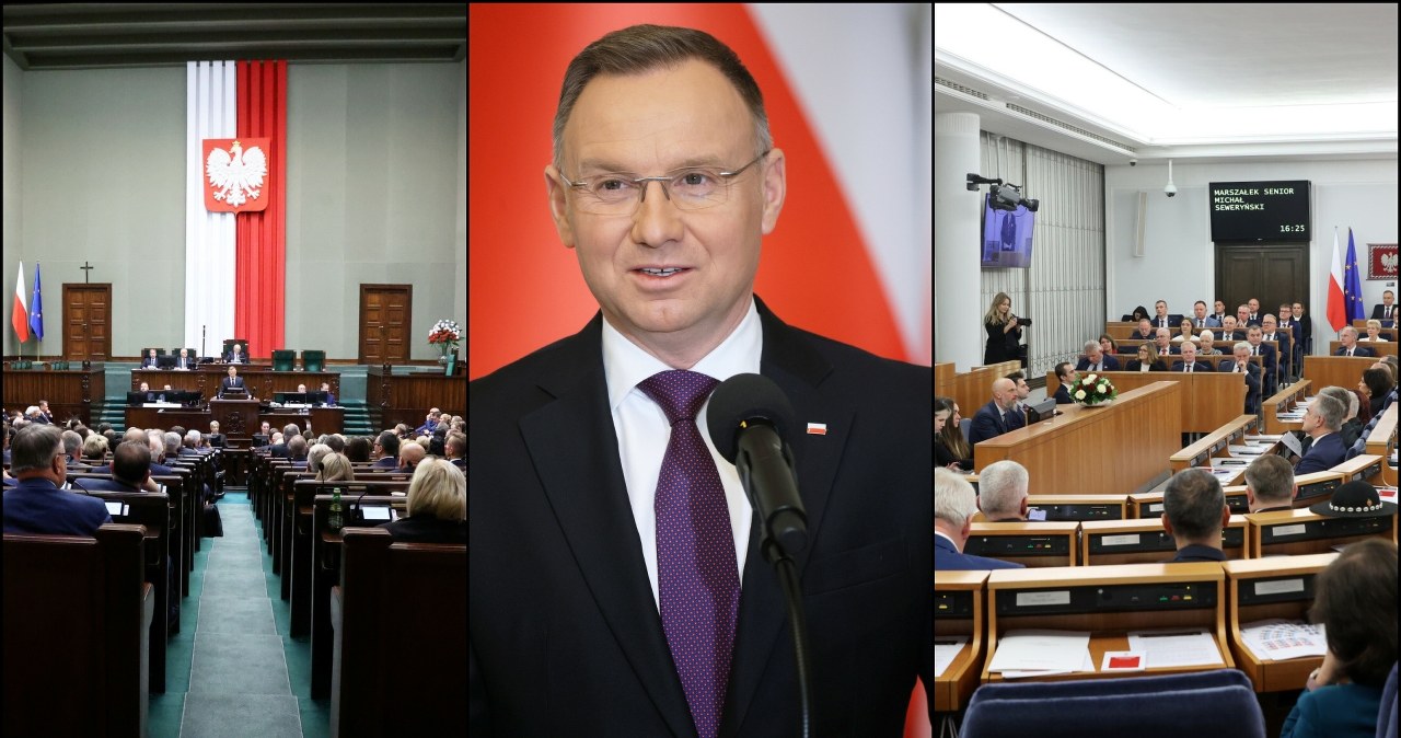 Najnowszy sondaż CBOS. Polacy podzieleni w ocenie prezydenta, Sejm zyskuje - Wydarzenia w INTERIA.PL