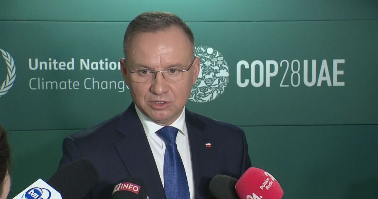 COP28. Andrzej Duda: Człowiek powinien być na czele transformacji energetycznej - Wydarzenia w ...