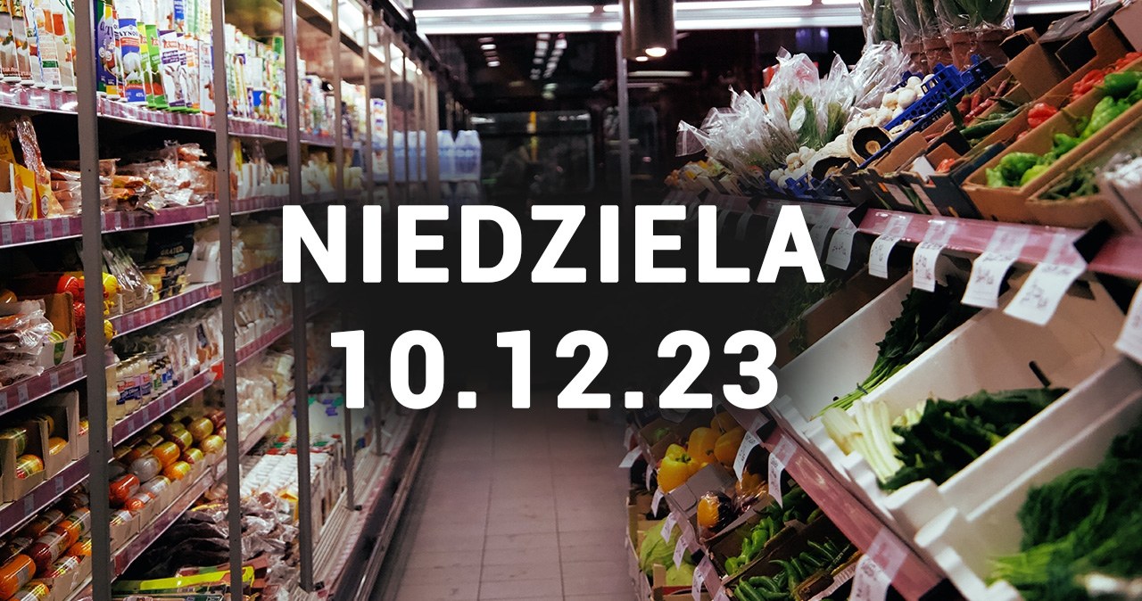 Niedziela handlowa 10 grudnia. W tych sklepach dostaniesz za darmo ...