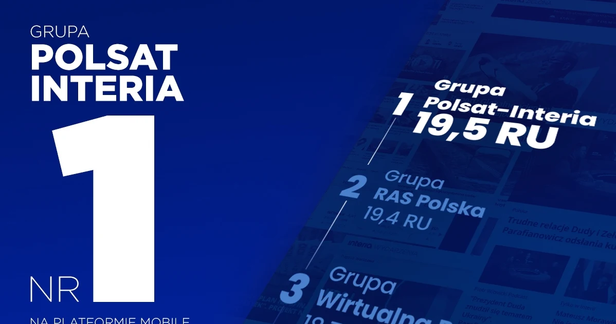 Grupa Polsat-Interia nr 1 w Polsce na platformie mobile - Wydarzenia w ...