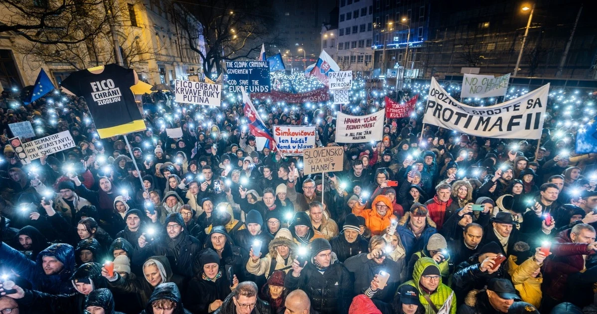 Wielotysięczne manifestacje na Słowacji. Powodem kontrowersyjne reformy ...