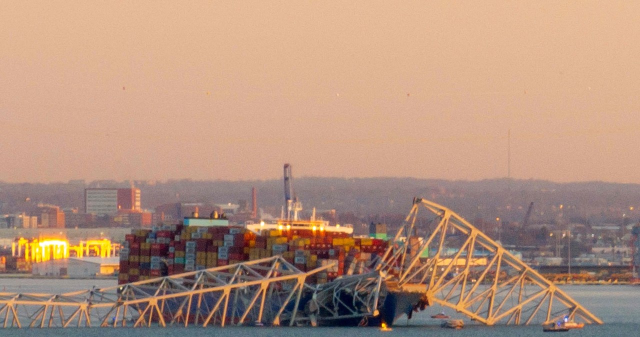 Katastrofa mostu w Baltimore. Statek Dali miał wcześniej problemy ...