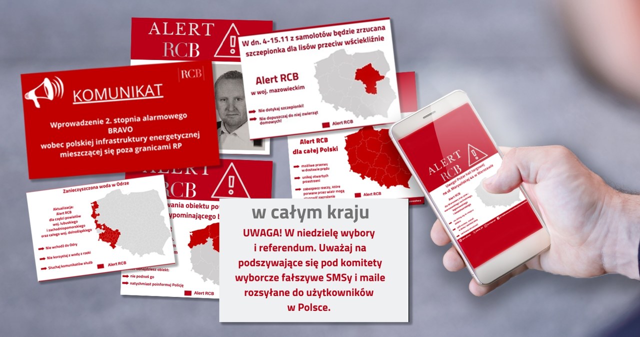 Alert RCB. Jak działa rządowy system ostrzegania przed zagrożeniami ...