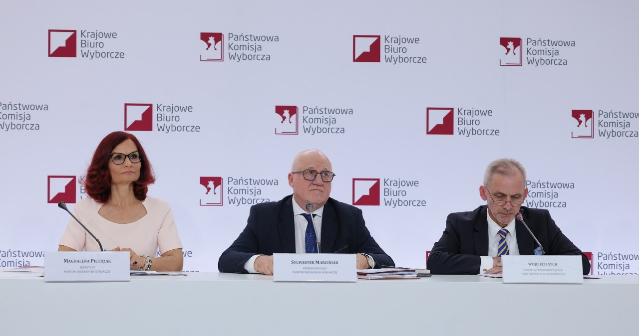 Wybory do Parlamentu Europejskiego 2024 - wyniki. Pierwsza konferencja PKW - Wydarzenia w INTERIA.PL