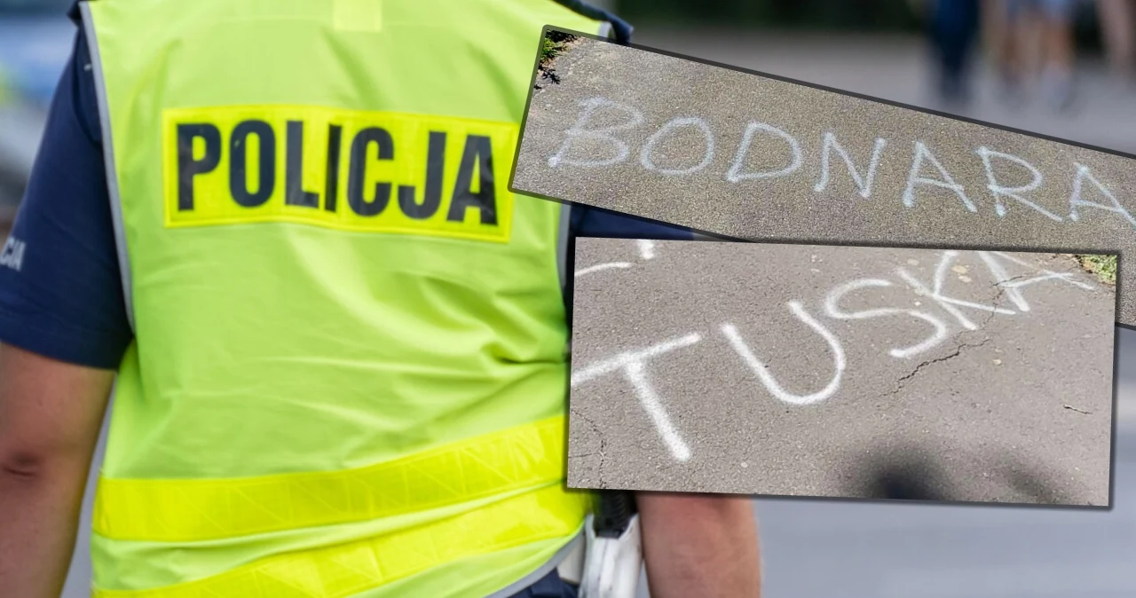 Kalisz. Wstrząsające napisy na ścieżce. Chodzi o Donalda Tuska i Adama Bodnara - Wydarzenia w ...