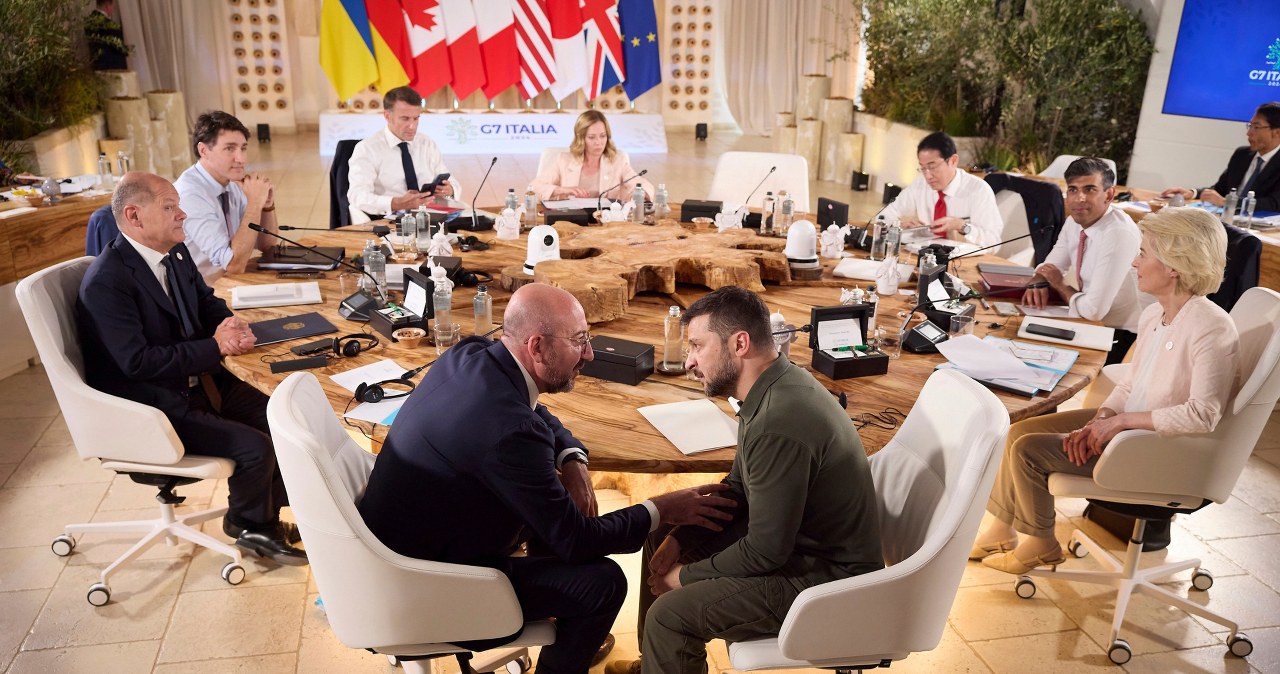 Grupa G7: 50 mld dolarów pożyczki dla Ukrainy. Spłacą Rosjanie - Wydarzenia w INTERIA.PL