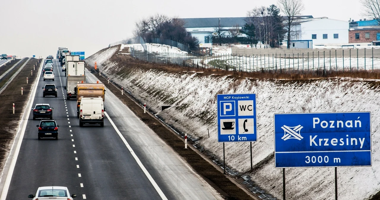 Nowa organizacja ruchu na autostradzie A2 pod Poznaniem - Motoryzacja w INTERIA.PL