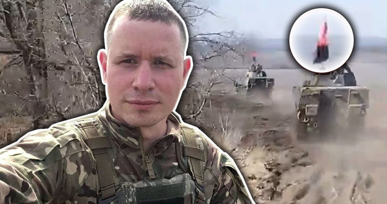 Wojna na Ukrainie. Flagi UPA na Rosomakach. Oficer AZOW krytycznie o ...