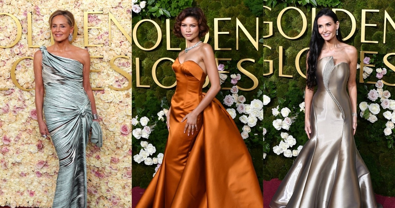 Modne Złote Globy 2025. Zendaya, Nicole Kidman i Demi Moore brylowały w ...
