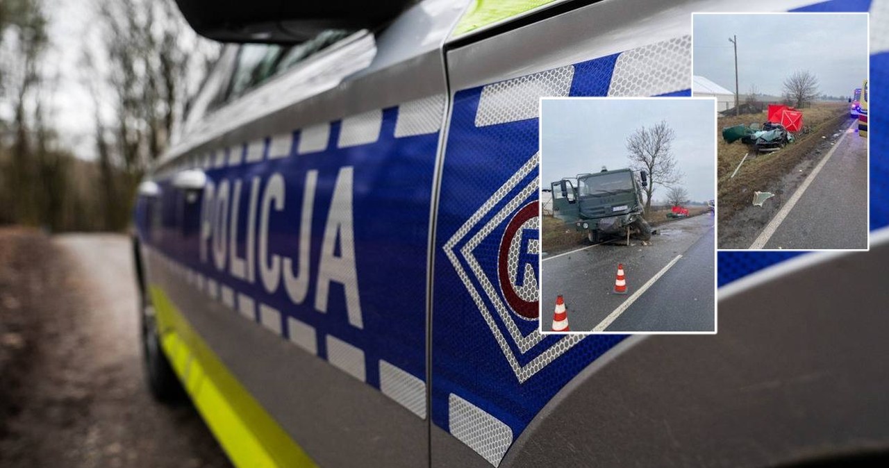 Wypadek ciężarówki wojskowej w Werbkowicach. Nie żyje jedna osoba - Wydarzenia w INTERIA.PL
