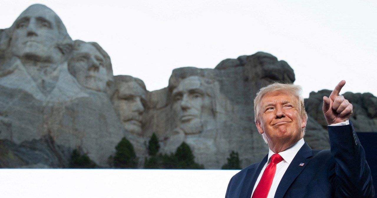USA. Twarz Donalda Trumpa na Mount Rushmore? Jest projekt - Wydarzenia w INTERIA.PL