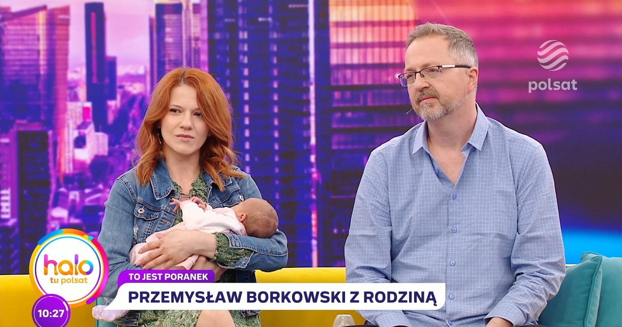 Przemysław Borkowski cieszy się dojrzałym ojcostwem. Niedawno powitał ...